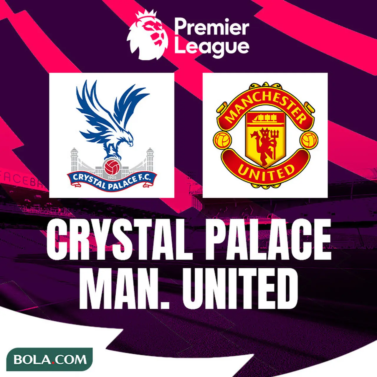 Link Live Streaming Liga Inggris Crystal Palace Vs Manchester United