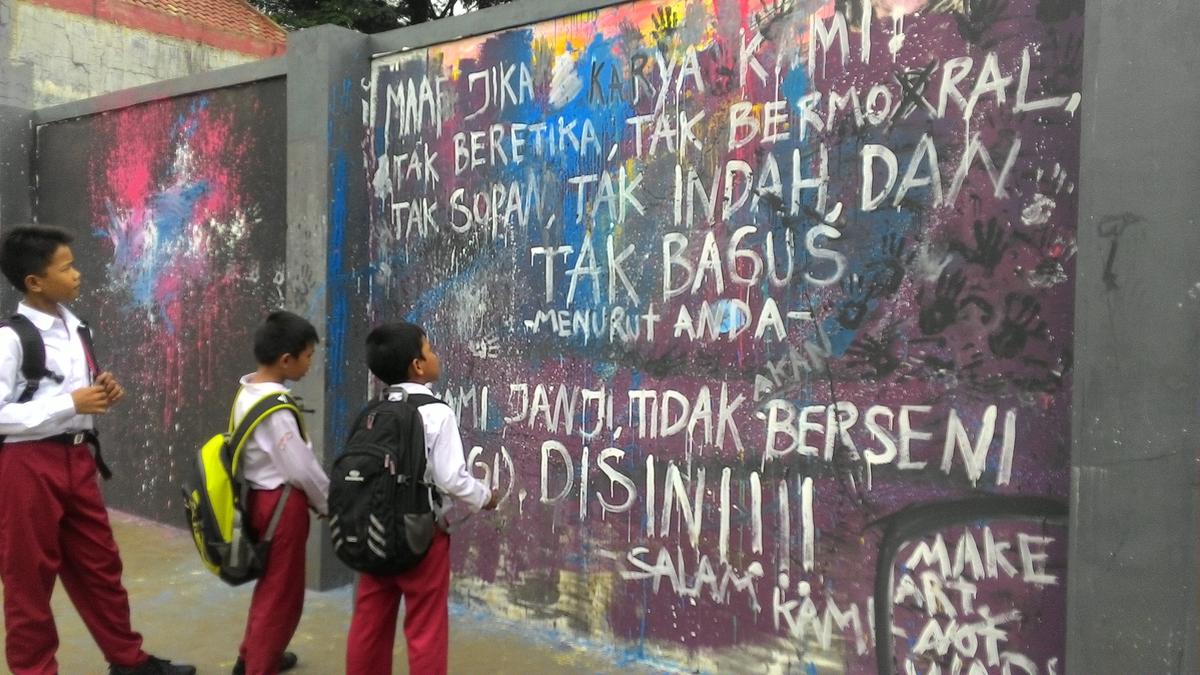 Komunitas Mural Dan Grafiti Bogor Boikot Taman Corat Coret Regional