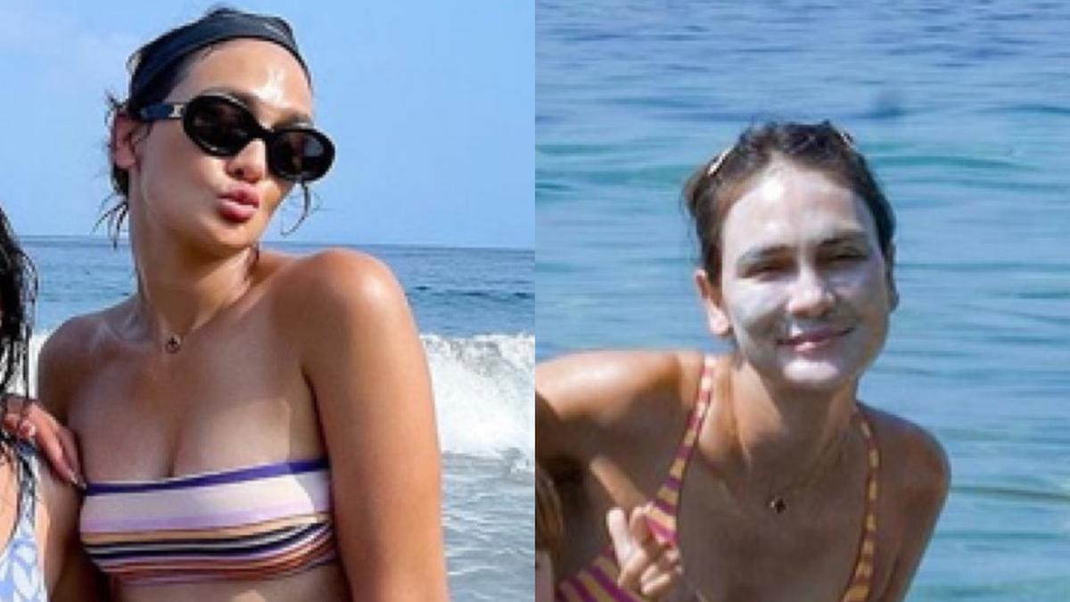 6 Tampilan Percaya Diri Luna Maya Tanpa Makeup Saat Di Bali Wajah