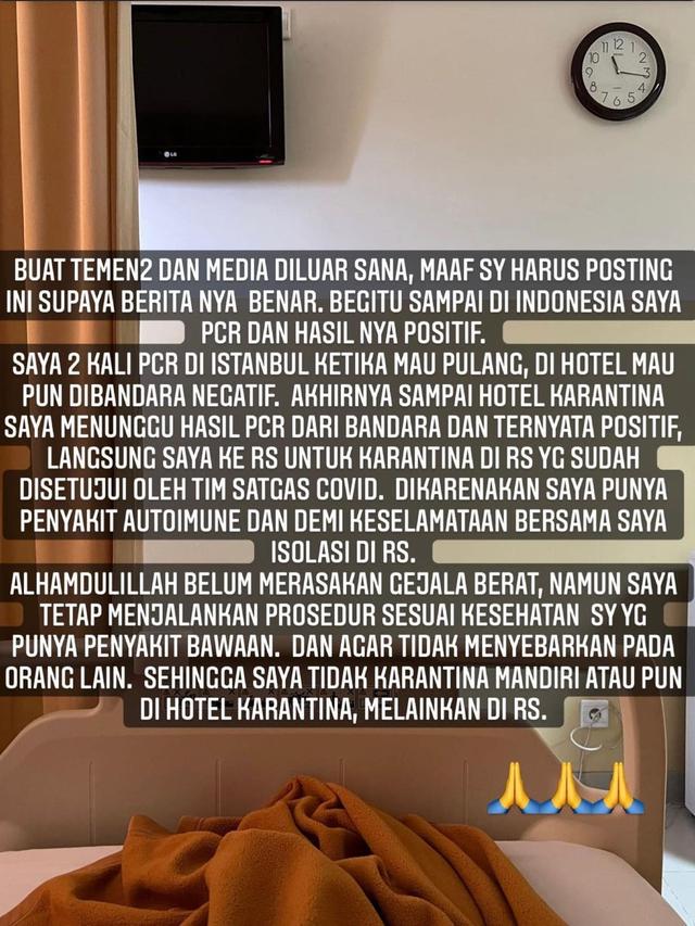 5 Klarifikasi Ashanty Usai Disorot Positif Omicron Dari Turki Hot