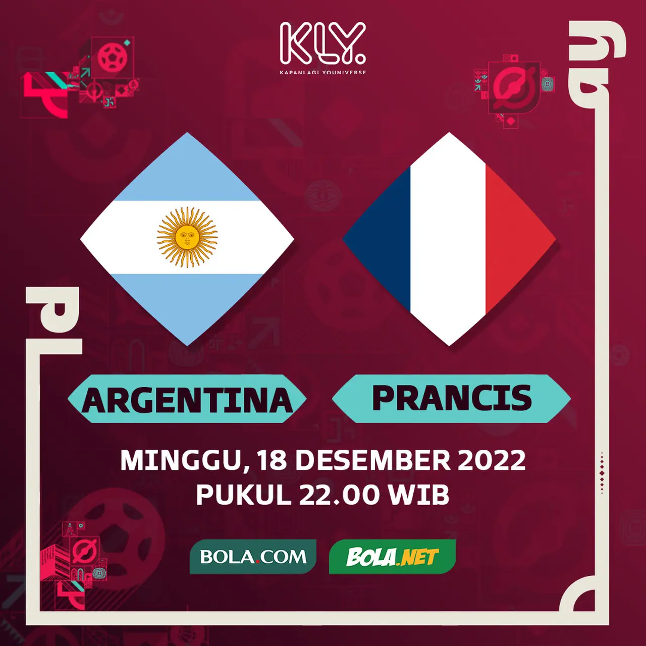 Jadwal Live Streaming Final Piala Dunia 2022 Argentina Vs Prancis Di