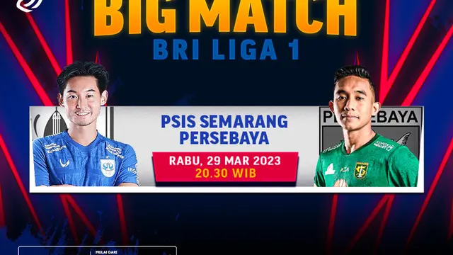 Link Live Streaming Bri Liga 1 Psis Semarang Vs Persebaya Surabaya Di