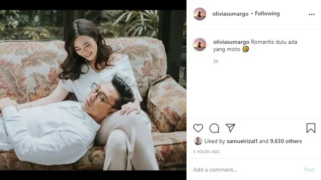 Denny Sumargo Tiduran Di Paha Sang Istri Tangan Olivia Bikin Gagal