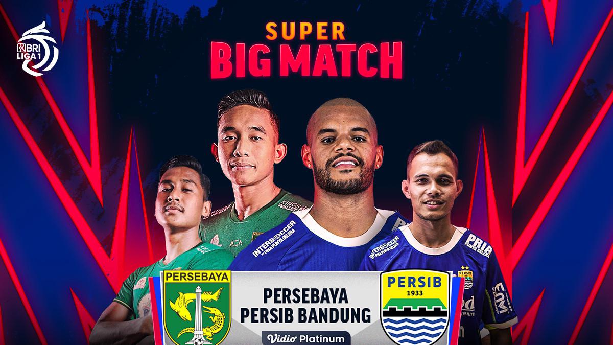 Link Live Streaming Bri Liga 1 Persebaya Vs Persib Di Vidio 13 Maret