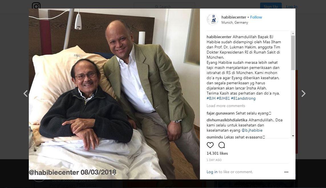 Kesehatan Pulih Begini Kondisi Bj Habibie Saat Ini News