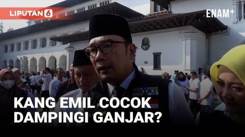 Video Ridwan Kamil Cawapres Ganjar Pranowo Enamplus