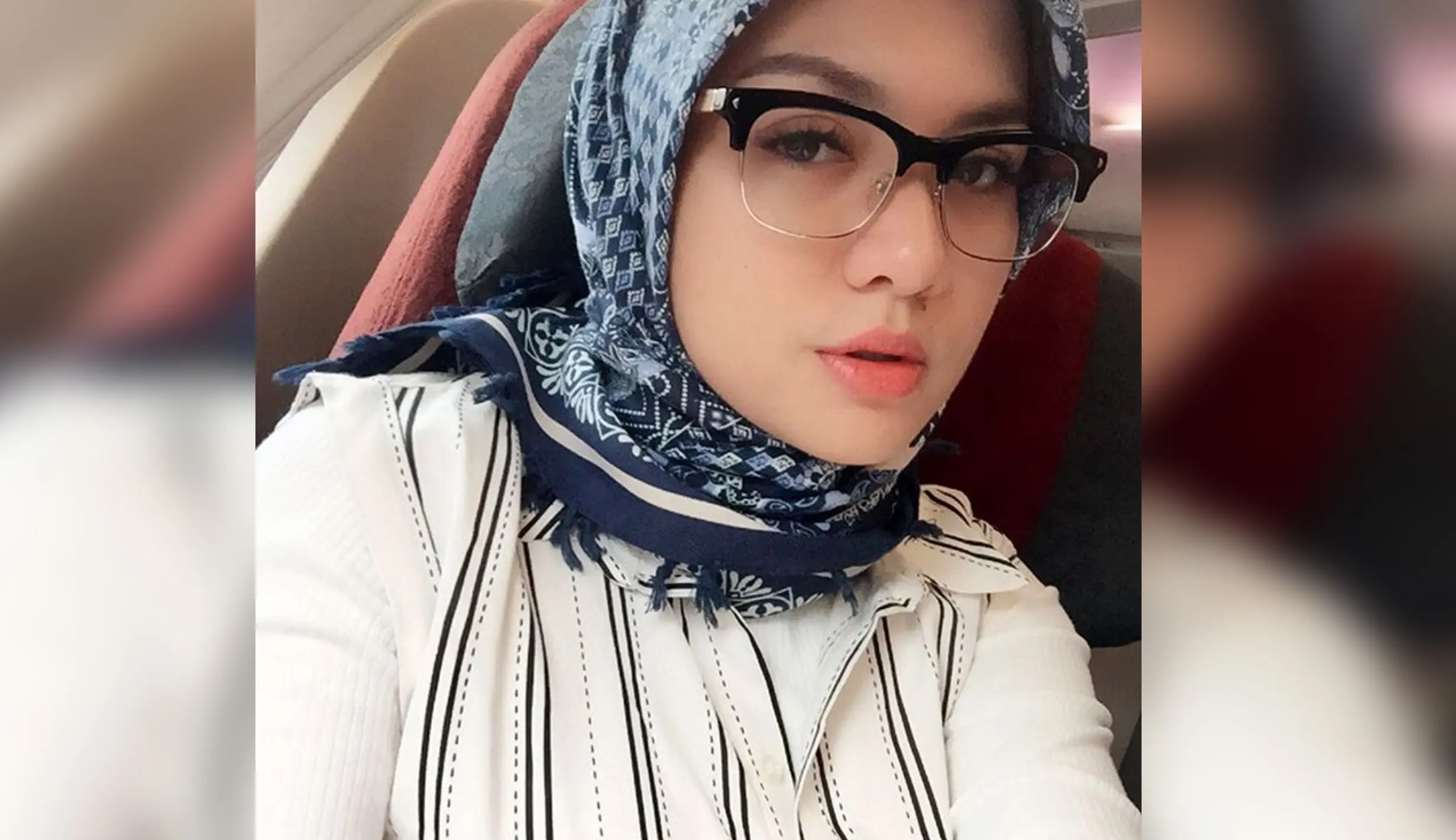 Kenakan Hijab Vicky Shu Bikin Hati Pria Sejuk Foto