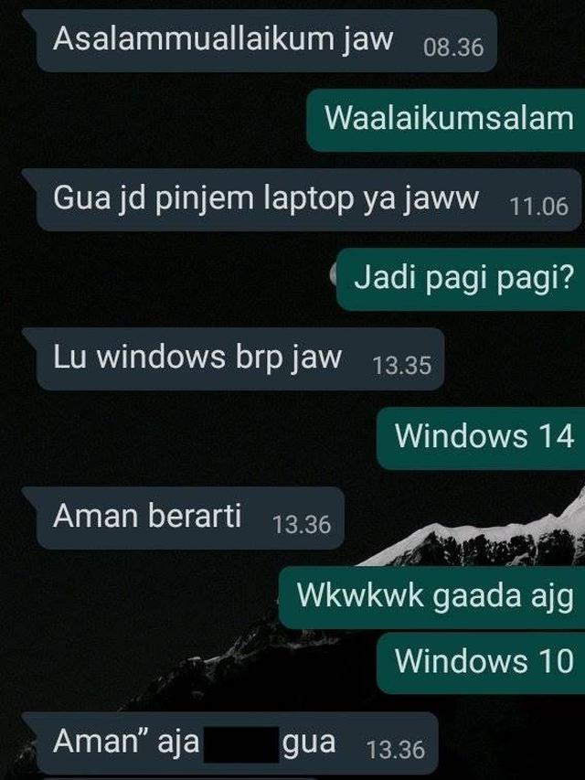 6 Chat Dengan Teman Ini Bikin Kesal Mau Minta Tolong Malah Dikerjain