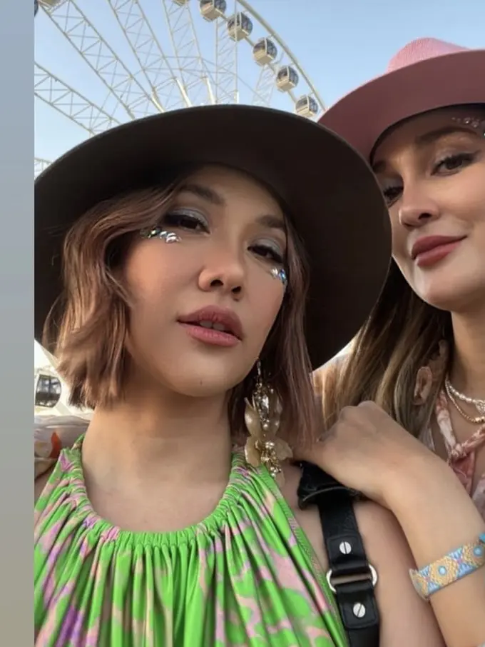 Luna Maya Dan Bunga Citra Lestari Tampil Memesona Dengan Makeup