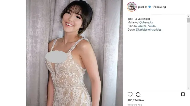 Tampil Seksi Gisella Anastasia Banjir Kritikan Showbiz