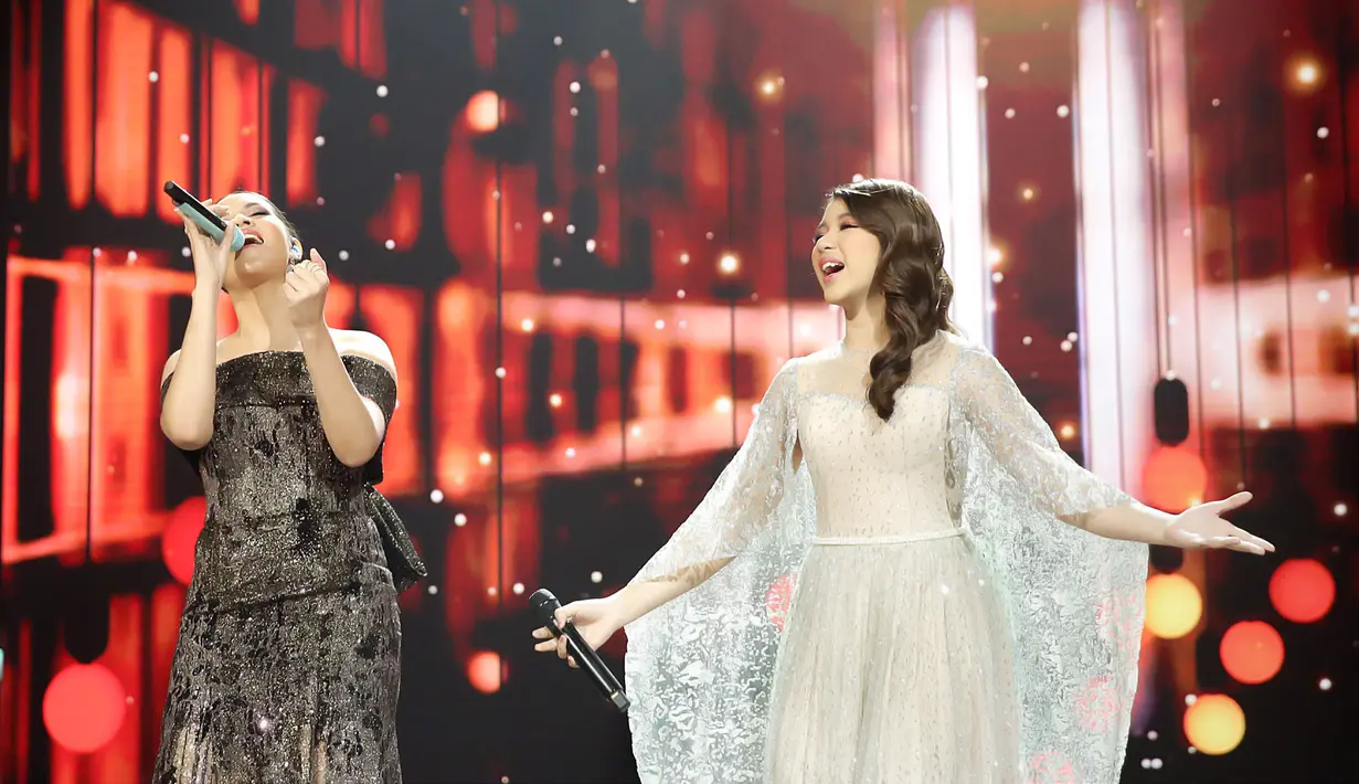 Duet Raisa Dan Tiara Yang Memukau Di Panggung Konser Kemenangan