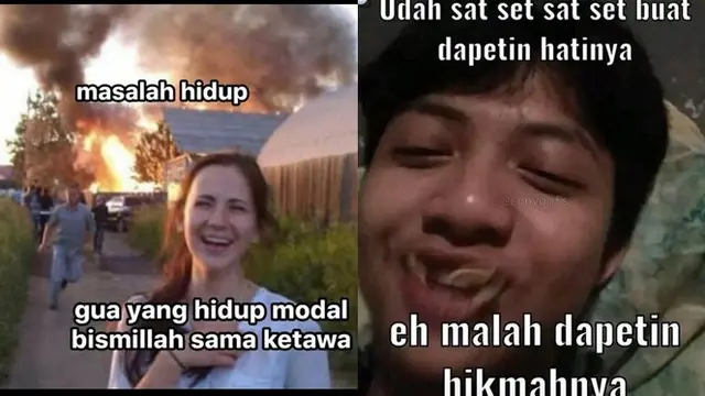 6 Meme Lucu Orang Senyum Getir Karena Masalah Hidup Ini Kocak Hot