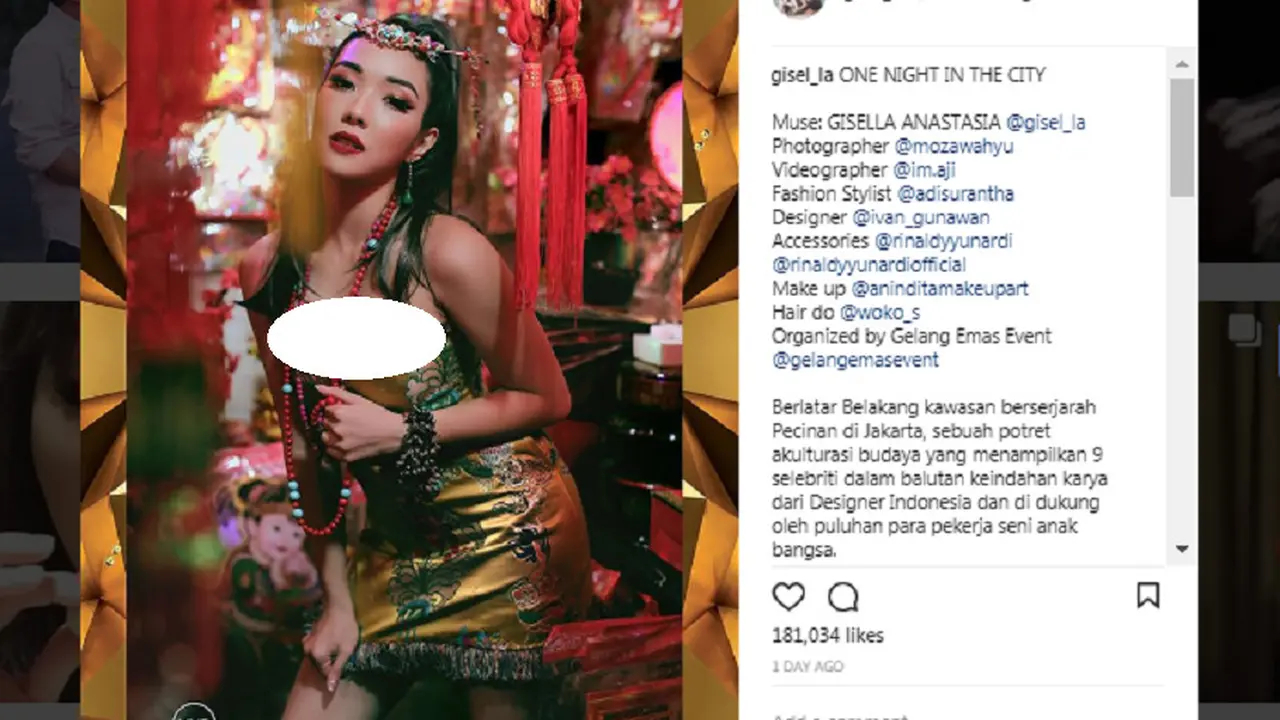 Tampil Seksi Ada Penampakan Di Dekat Gisella Anastasia Showbiz