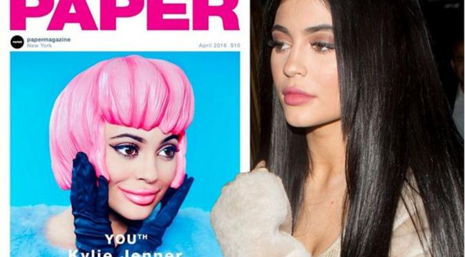 Tak Pantas Jadi Model Kylie Jenner Dianggap Plastik Hidup Showbiz