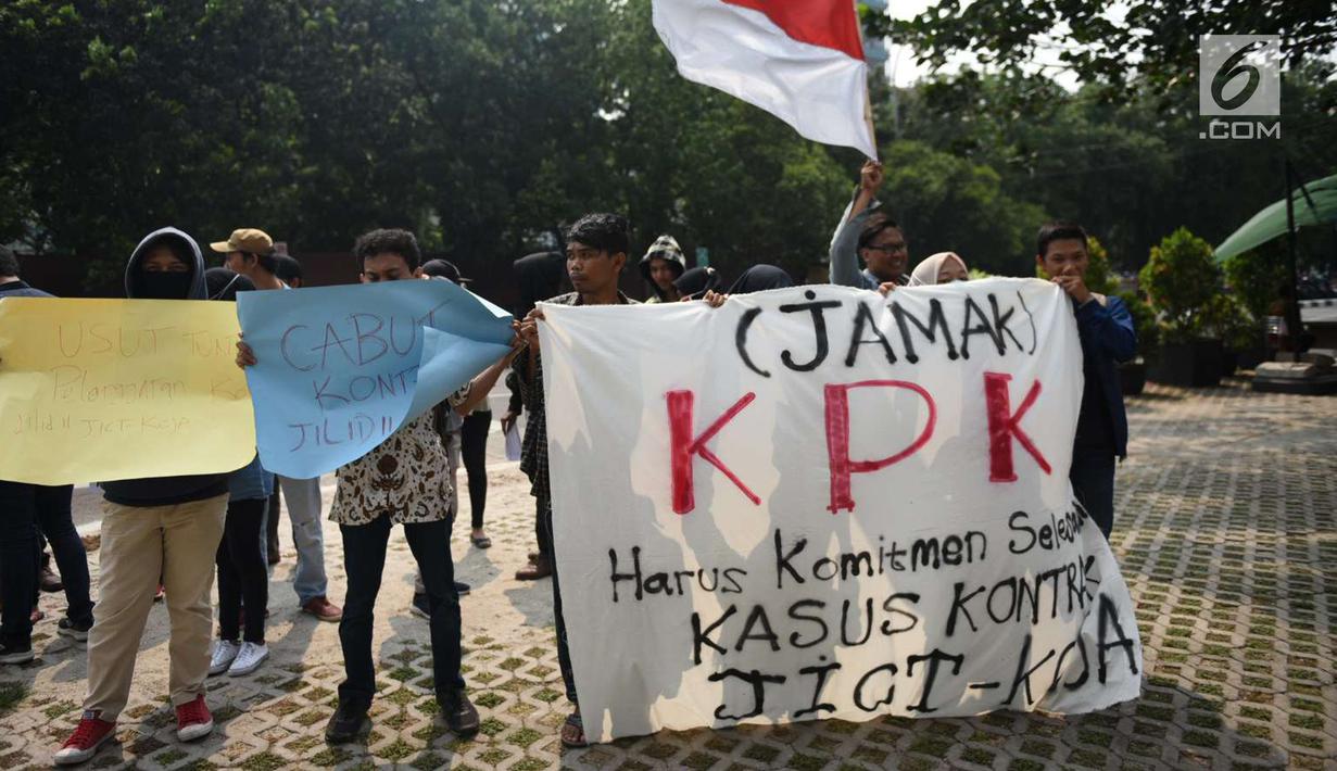 Foto Aksi Mahasiswa Desak Kpk Usut Kasus Jitc Koja Foto