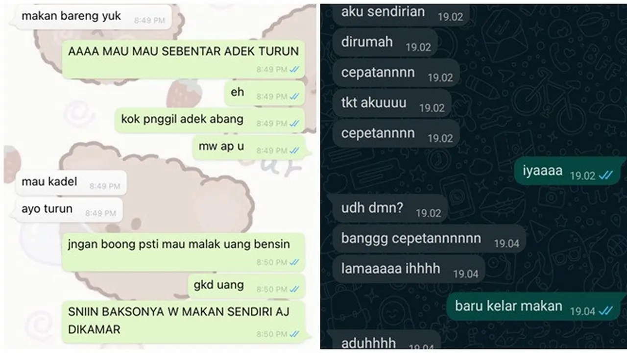 7 Chat Kakak Dan Adik Ini Bikin Senyum Sendiri Hot