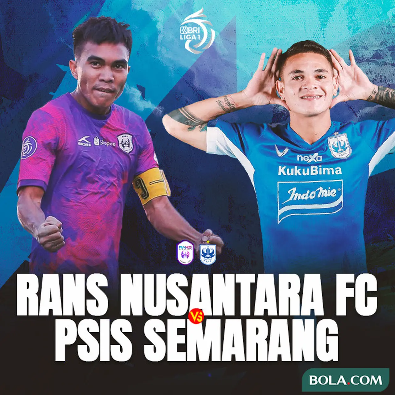 Pertarungan Antarlini Rans Nusantara Vs Psis Semarang Di Bri Liga 1