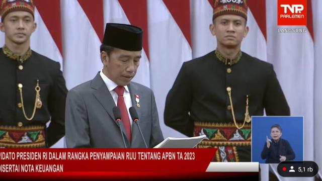 Naskah Lengkap Isi Pidato Jokowi Pengantar Rapbn Dan Nota Keuangan 2023