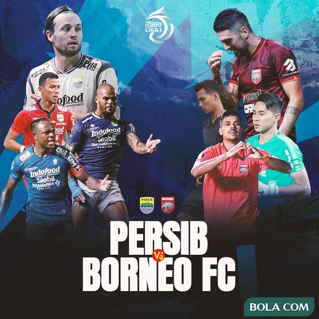 Duel Antarlini Persib Vs Borneo Fc Di Bri Liga 1 Pertarungan Dua Top