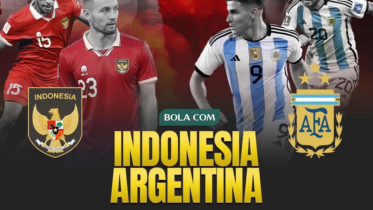 Jadwal Siaran Langsung Timnas Indonesia Vs Argentina Malam Ini Tonton