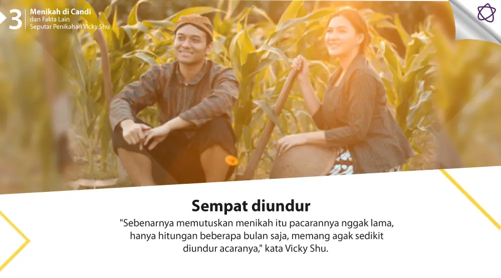 Menikah Di Candi Dan Fakta Lain Seputar Penikahan Vicky Shu