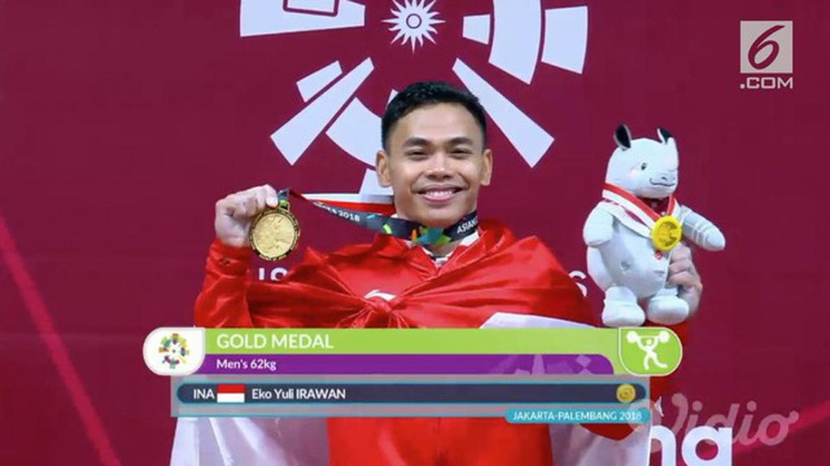 Video Eko Yuli Tambah Emas Indonesia Di Asian Games Asian Games