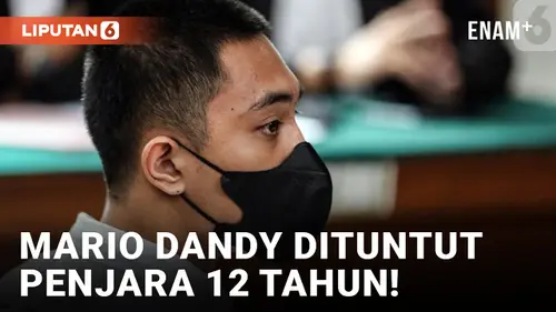 Video Mario Dandy Dituntut Hukuman 12 Tahun Penjara Atas Keterlibatan