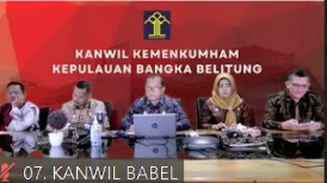 Jelang Idul Fitri Kanwil Kemenkumham Babel Ikuti Arahan Sekjen