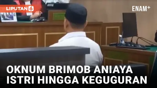 Video Keji Oknum Brimob Di Depok Aniaya Istri Hingga Keguguran Enamplus