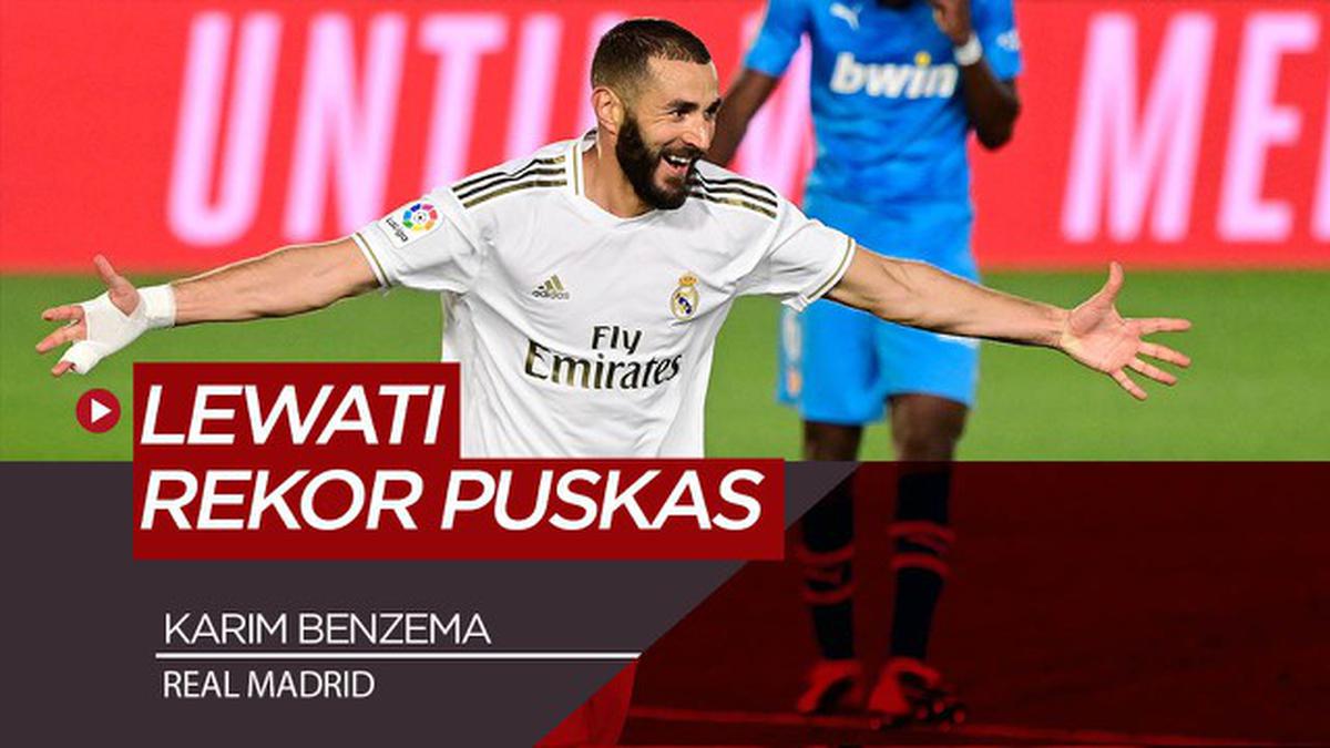 Video Karim Benzema Lewati Rekor Gol Ferenc Puskas Namun Masih Jauh