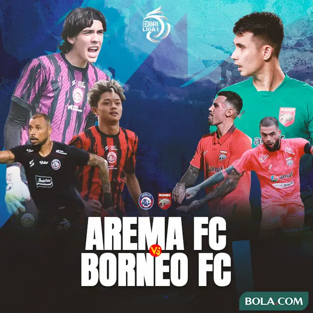 Duel Antarlini Arema Vs Borneo Fc Di Bri Liga 1 Sang Top Skorer