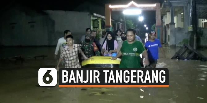 Video Banjir Kiriman Perumahan Di Kabupaten Tangerang Terendam Enamplus