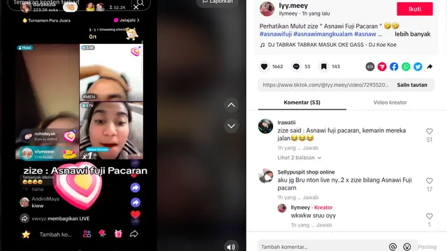 Azizah Salsha Istri Pratama Arhan Spill Asnawi Mangkualam Dan Fuji