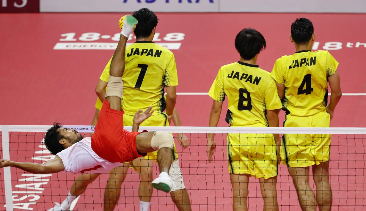 Foto Libas Jepang Sepak Takraw Putra Sumbang Emas Ke 31 Untuk