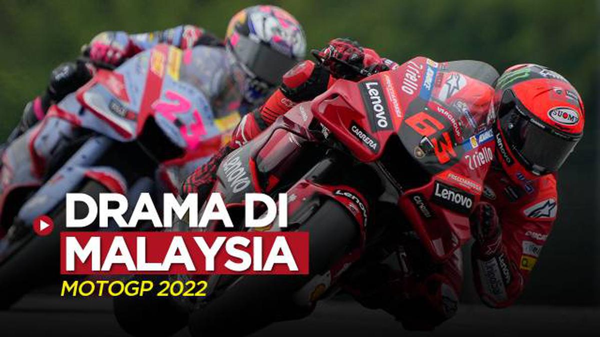 Video Drama Di Motogp Malaysia Pecco Bagnaia Juara Motogp