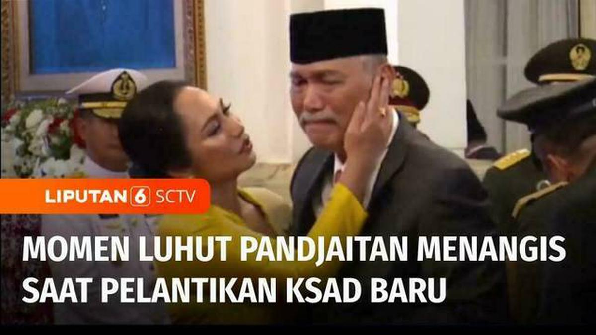 Video Luhut Binsar Pandjaitan Menangis Haru Saat Pelantikan Maruli