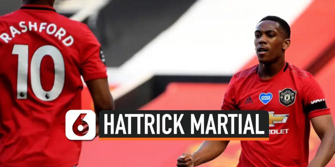 Video Hattrick Martial Pecahkan Rekor Keramat Manchester United Enamplus