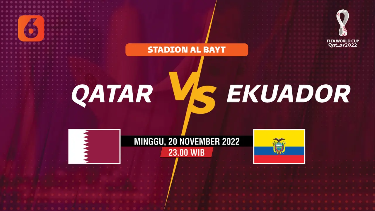 Dapatkan Link Live Streaming Piala Dunia 2022 Qatar Vs Ekuador Di Sctv