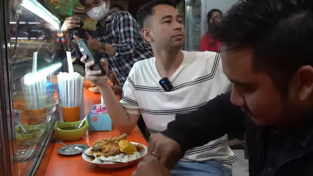 Intip Porsi Lauk Raffi Ahmad Ketika Makan Di Warteg Habis Rp50 Ribu