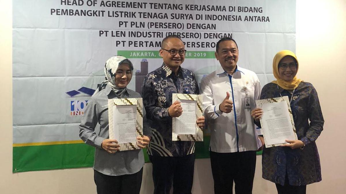 3 Bumn Sinergi Bentuk Perusahaan Patungan Kembangkan Plts Bisnis