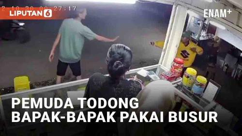 Video Nekat Pemuda Di Makassar Todong Bapak Bapak Pakai Busur Panah