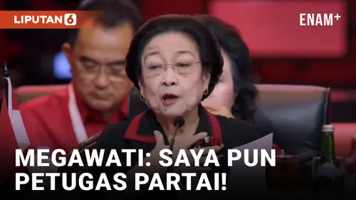 Video Megawati Heran Dicap Sombong Karena Sebut Jokowi Petugas Partai