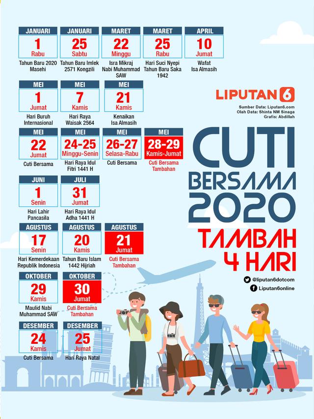 Infografis Libur Nasional Dan Cuti Bersama Tahun 2021 Foto 1 1858080