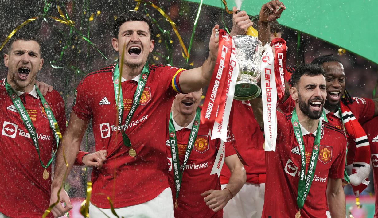 Intip Euforia Pemain Mu Juarai Carabao Cup 20222023 Foto