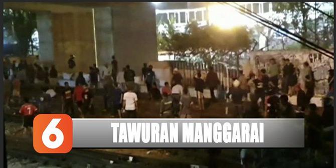 Detik Detik Tawuran Antarwarga Manggarai Kembali Pecah Enamplus