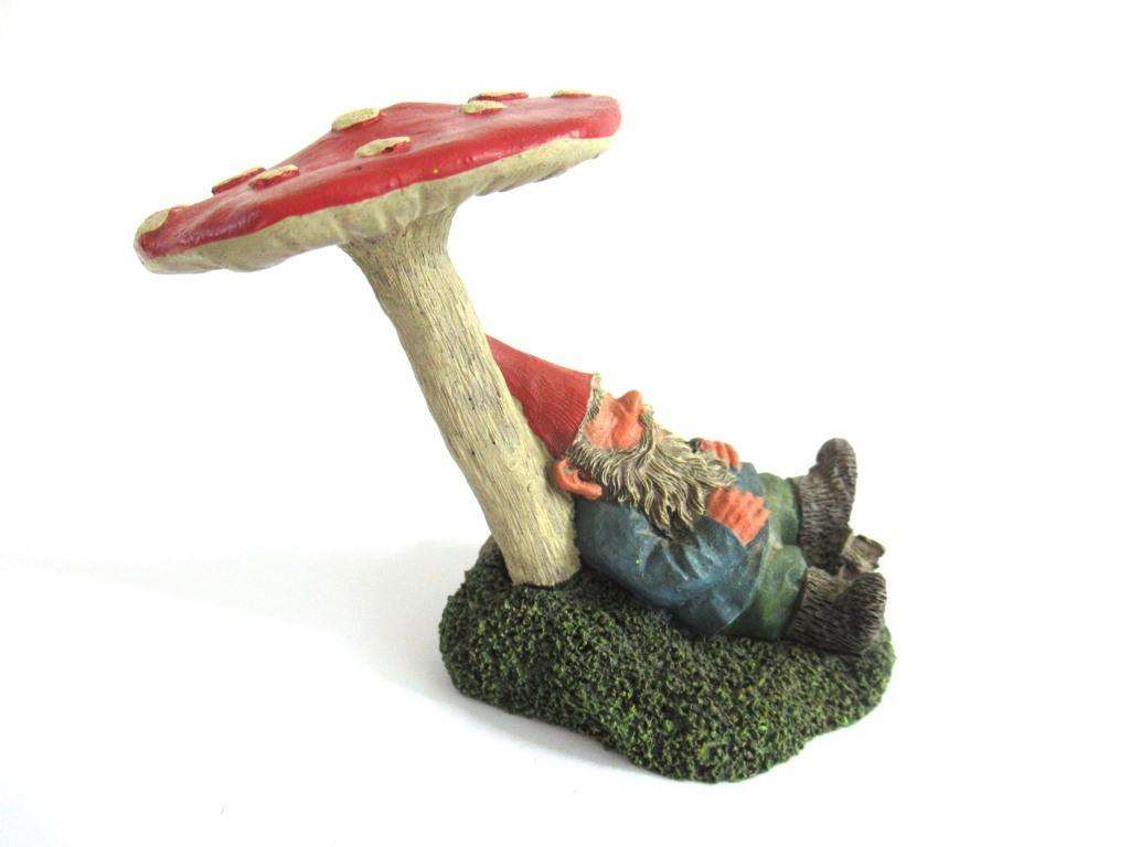 Gnome Sleeping Under A Mushroom Slumber Chief A Design By Rien Poort