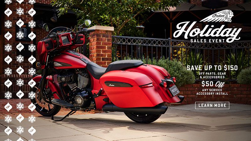 Indian Motorcycle Holiday Sales Event Promotion At Elway