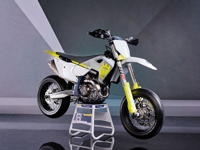 New 2024 Husqvarna Fs 450 White Grey Yellow Motorcycles In