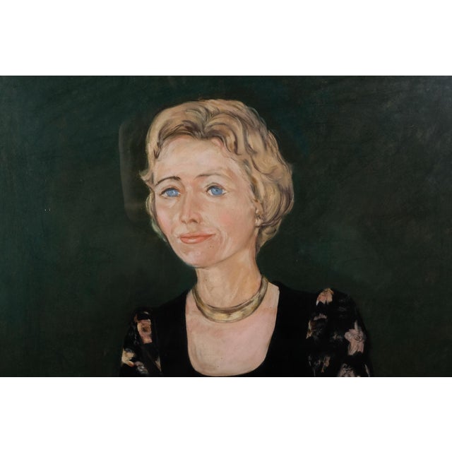 Mid 20th Century Portrait Of A Woman Pastel Drawing Chairish