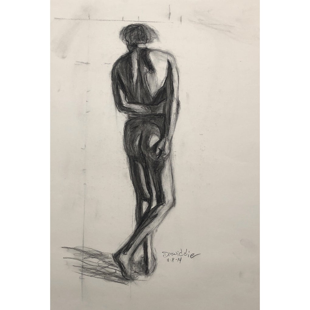 Standing Nude Figure Drawing Chairish